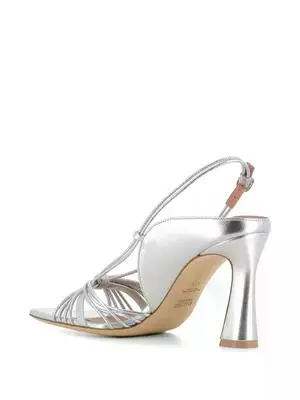 MALONE SOULIERS Nomi Metallic Leather Sandals
