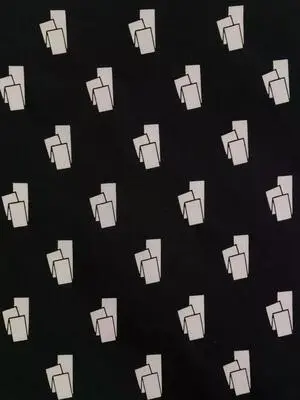 Giorgio Armani 2000s Geometric Silk Handkerchief