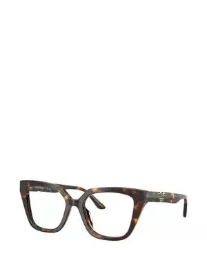 Emporio Armani Square Frame Eyeglasses - Brown