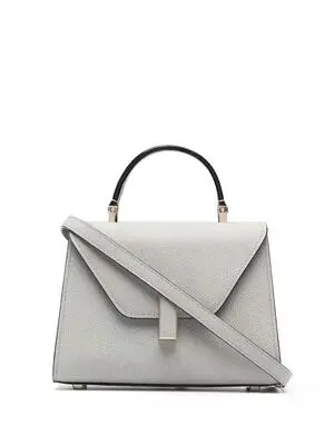 VALEXTRA Leather Crossbody Bag - Grey