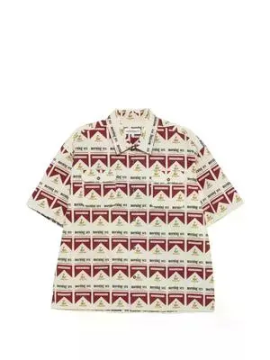 CARNE BOLLENTE Printed Short-sleeve Shirt - Neutrals