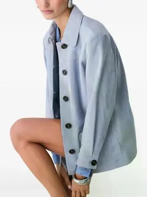 Liu Jo Suede Jacket With Patch Pockets