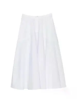 Bite Studios Zip-fastening A-line Midi Skirt