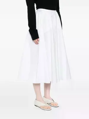 Bite Studios Zip-fastening A-line Midi Skirt
