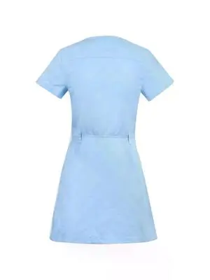 Casablanca Monogram Pattern Mini Dress