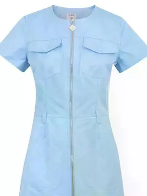 Casablanca Monogram Pattern Mini Dress
