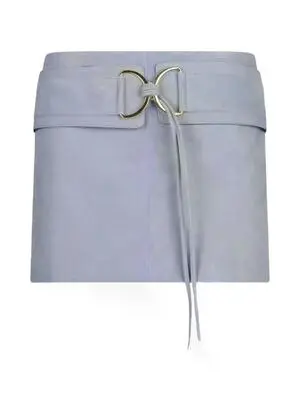 Liu Jo Belted Suede Midi Skirt