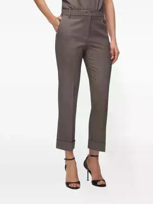 Liu Jo Mélange Fabric Tailored Trousers