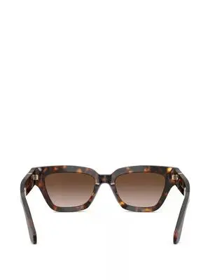 Giorgio Armani Square Frame Sunglasses With Logo Detail