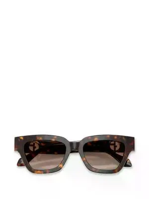 Giorgio Armani Square Frame Sunglasses With Logo Detail