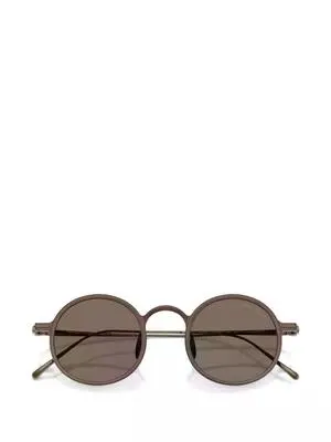 Giorgio Armani Round Frame Sunglasses - Brown