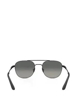 Giorgio Armani Double Bridge Round Frame Sunglasses