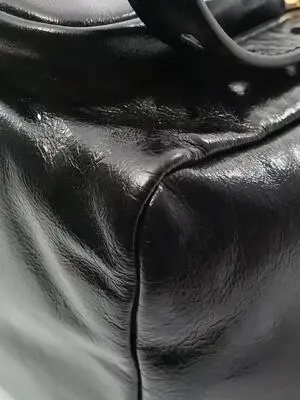 Prada Leather Zip-up Tote Bag