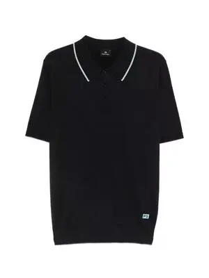 Paul Smith Piped-trim Polo Shirt - Blue