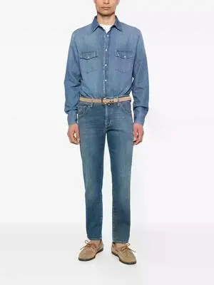 Jacob Cohen Point-collar Denim Shirt