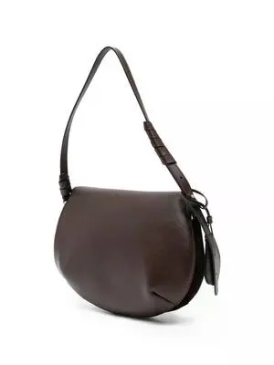 NEOUS Libra Chain Detail Shoulder Bag - Brown