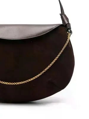 NEOUS Libra Chain Detail Shoulder Bag - Brown