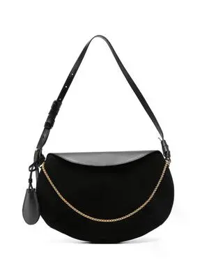 NEOUS Libra Chain Detail Shoulder Bag - Black