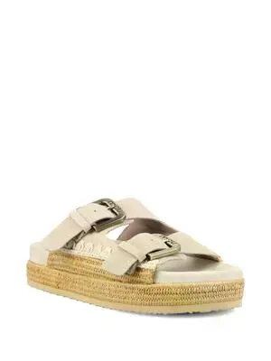 Mou Buckle Platform Sandals