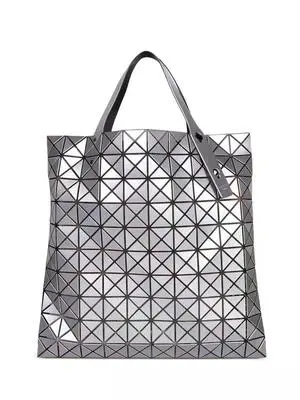Issey Miyake Bao Bao Issey Miyake Geometric Panelled Shoulder Bag Silver