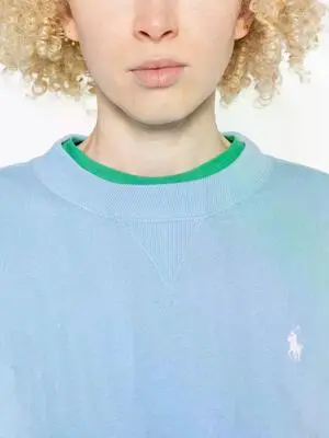 Polo Ralph Lauren Crewneck Logo Sweater - Blue