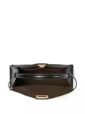 Fendi Large Way Stud Leather Tote Bag - Black