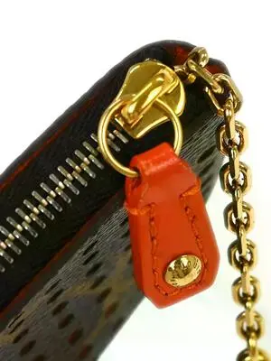 LOUIS VUITTON 2008 Cles Monogram Perforated Coin Purse