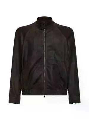 SALVATORE SANTORO Raglan Jacket With Buttoned Collar