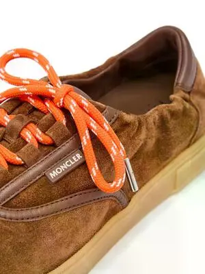 Moncler Vera Leisure Suede Sneakers - Brown