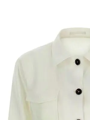 Tagliatore J-lauren Belted Linen Jacket