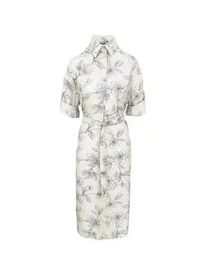 Lorena Antoniazzi Floral Print Midi Dress
