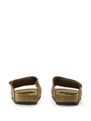BIRKENSTOCK Solana Touch-strap Suede Sandals - Brown