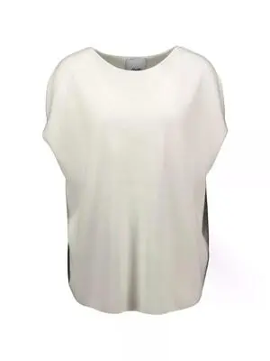 ALLUDE Boatneck Wool Top - Neutrals