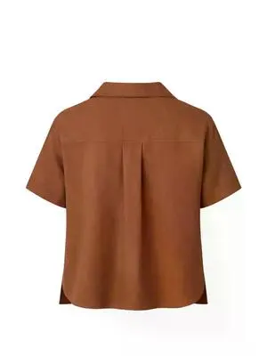 GRAN SASSO Short Sleeve Collar T-shirt With Chest Pocket