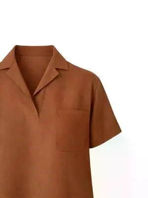 GRAN SASSO Short Sleeve Collar T-shirt With Chest Pocket