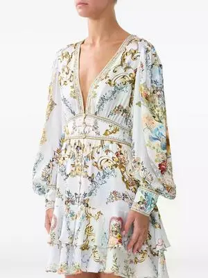 Camilla Long-sleeve Mini Dress