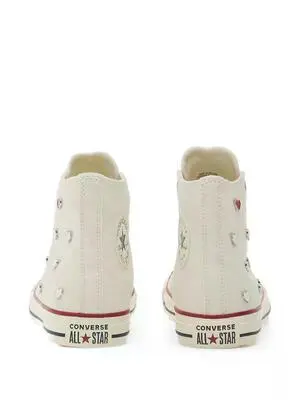 CONVERSE Embellished High-top Sneakers - Neutrals