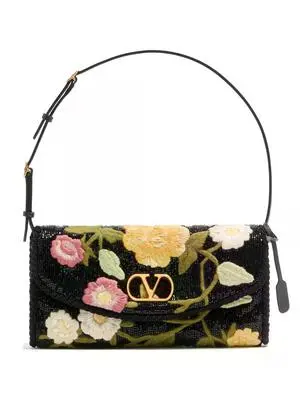 Valentino Garavani Small Devain Shoulder Bag - Black