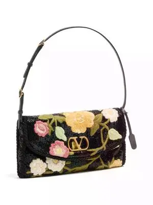 Valentino Garavani Devain Small Embroidered Shoulder Bag