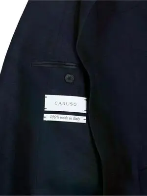 Caruso Pocket Buttoned Blazer - Blue