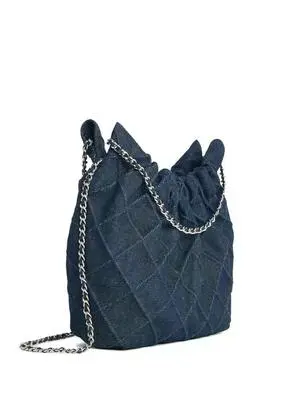 Tory Burch Fleming Quilted Mini Bag - Blue