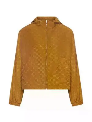 Gucci Gg Motif Hooded Jacket