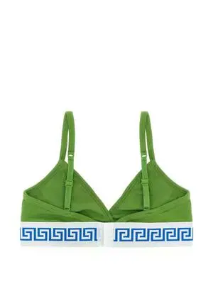 Versace Medusa Ribbed Bra - Green