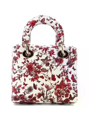 Dior Lady Bag Printed Leather Small Satchel - Multicolour