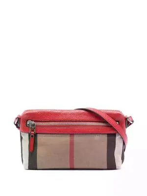 Burberry Check Canvas Crossbody Bag