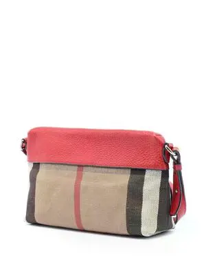 Burberry Check Canvas Crossbody Bag