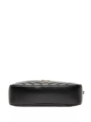 Saint Laurent Matelassé Leather Monogram Lou Camera Bag - Black