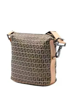 Fendi Zucchino Canvas Shoulder Bag