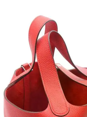 Hermès 2020 Clemence Picotin Lock 18 Handbag - Red