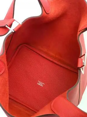 Hermès 2020 Clemence Picotin Lock 18 Handbag - Red